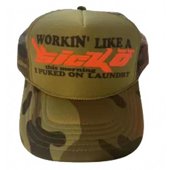 Accessories | Sicko Born From Pain Ian Connor Laundry Trucker Hat Cap ...